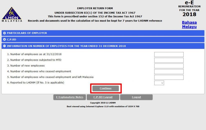 Form E の記入と申告方法（オンライン改訂版） ⋆ マレーシア⭐起業ラボ