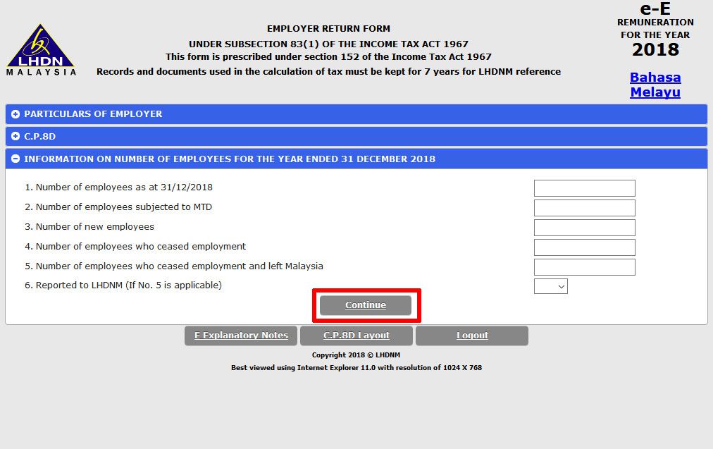 Form E の記入と申告方法（オンライン改訂版） ⋆ マレーシア⭐起業ラボ